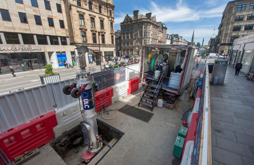 CISBOT Travels Under Iconic George Street in Scotland Repairing Gas ...