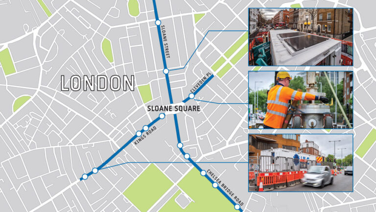 CISBOT remediates gas pipeline around Sloane Square | ULC Robotics